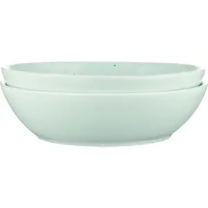 STONE + LAIN Elena Stoneware 4-piece Bowl Set - Mint
