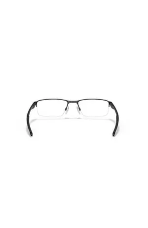 Oakley 54mm Rectangle Optical Glasses - Black