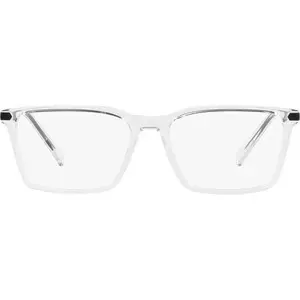 Armani Exchange 54mm Rectangle Full Rim Eyeglasses - Clear