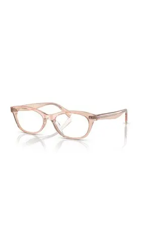 Oliver Spencer 51mm Square Optical Glasses - Brown