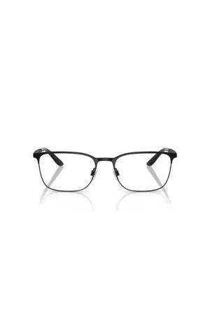 Giorgio Armani 53mm Square Optical Glasses - Black