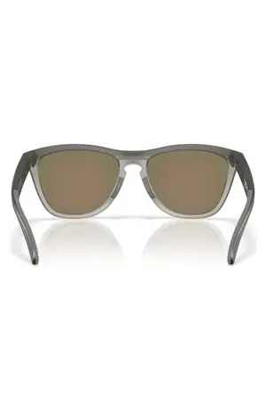 Oakley Frogskins™ Round Sunglasses - Matte Grey Smoke/grey Ruby