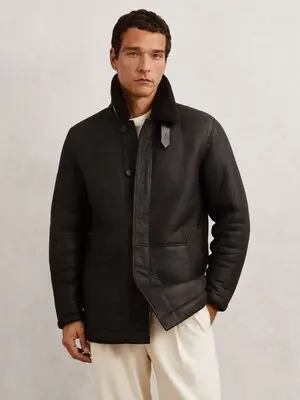REISS Raven Shearling Jacket