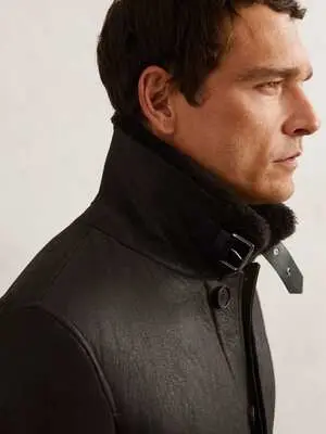 REISS Raven Shearling Jacket