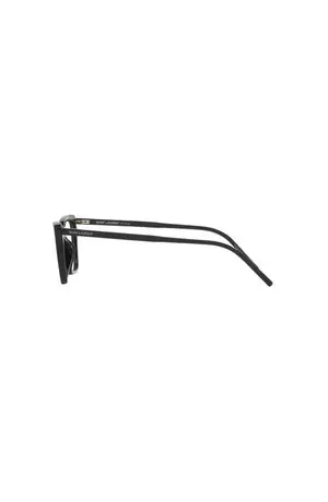 Saint Laurent 54mm Rectangle Optical Glasses - Black