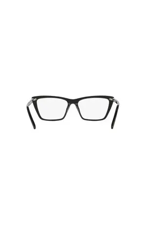 Saint Laurent 54mm Rectangle Optical Glasses - Black