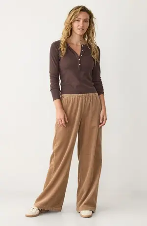 Marine Layer Allison Wide Leg Corduroy Pants