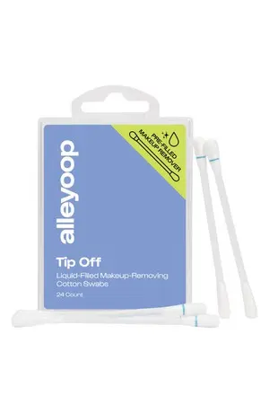ALLEYOOP Tip Off Liquid-filled Makeup Removing Swabs - Blue