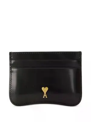 Ami Leather Cardholder - Black
