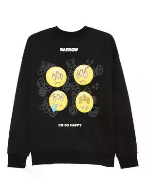 BARROW Graphic-print Crew-neck Sweatshirt