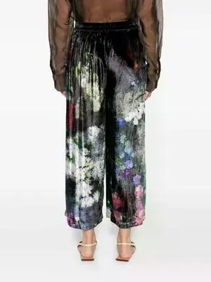 YAVI Printed Drawstring Trousers