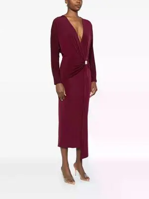 NISSA V-neck Wrap Dress