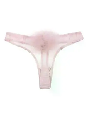 GILDA & PEARL Diana Pompom Thong - Pink