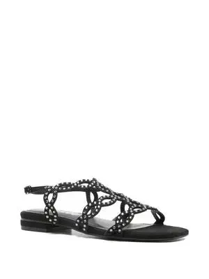BIBI LOU Embellished Chain-link Sandals