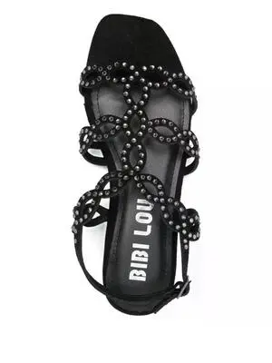 BIBI LOU Embellished Chain-link Sandals