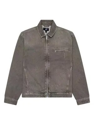 REPRESENT Collared Denim Jacket - Grey