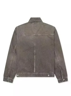 REPRESENT Collared Denim Jacket - Grey