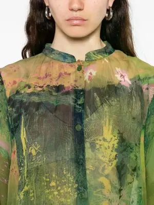 YAVI Printed Blouse