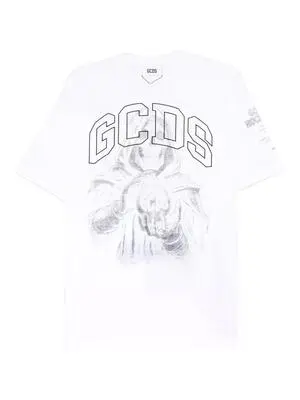 Gcds Logo-print T-shirt - White