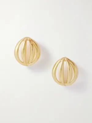 YSSO Flower Bud Mini -plated Earrings - Gold