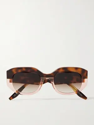 Barton Perreira Sueno Round-frame Sunglasses - Tortoiseshell