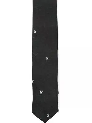 MASU Bird-print Neck Tie