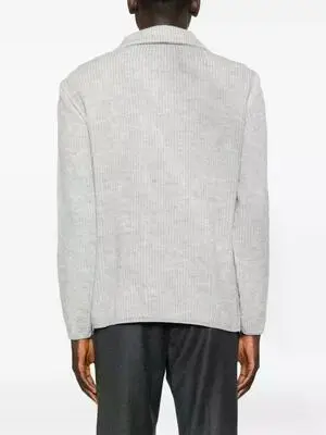 MANUEL RITZ Double-breasted Knitted Blazer
