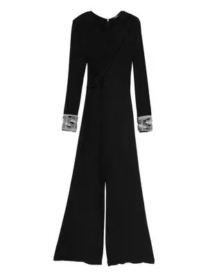 Amen Bead-embellished Jumpsuit - Black