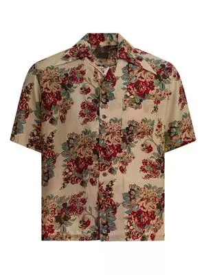 Kapital Floral Button Shirt - Neutrals