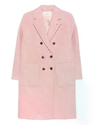 MANUEL RITZ Notched-lapel Double-breasted Coat