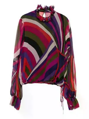 Emilio Pucci Cuffed Blouses