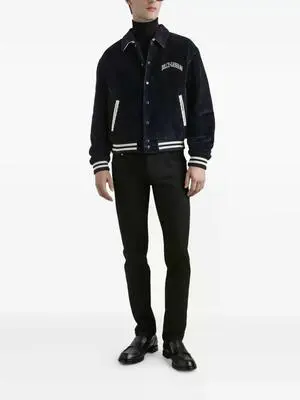 Dolce & Gabbana Corduroy Varsity Jacket - Blue