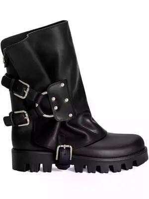Women's Studded Biker Boots