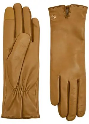 HANDSOME STOCKHOLM Leather Gloves - Caramel