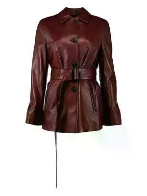 Max Mara Leather Coats For Women