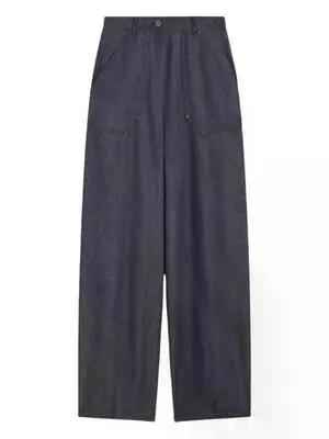 Max Mara High-waisted Patch-pocket Trousers