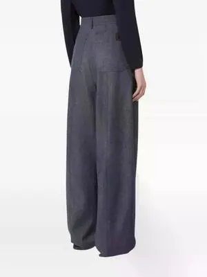 Max Mara High-waisted Patch-pocket Trousers