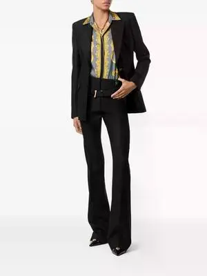 Versace Pinstripe Single-breasted Blazer