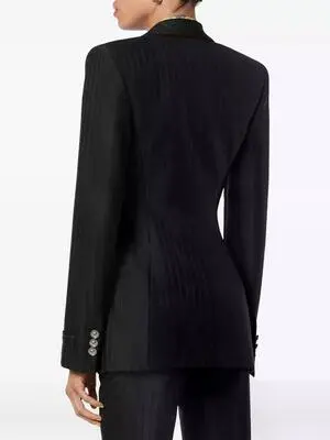 Versace Pinstripe Single-breasted Blazer