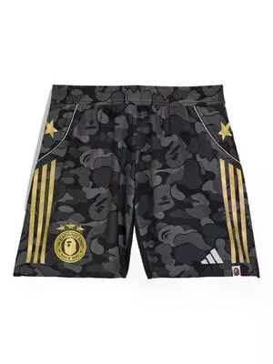 Adidas Bape Fb Camo-pattern Track Shorts