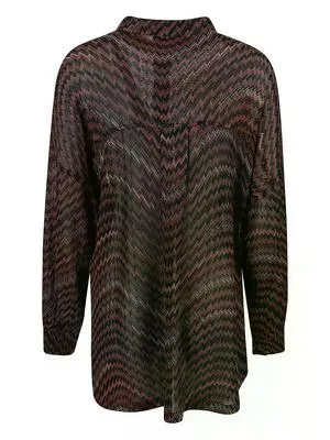 Missoni Chevron Buttoned Top