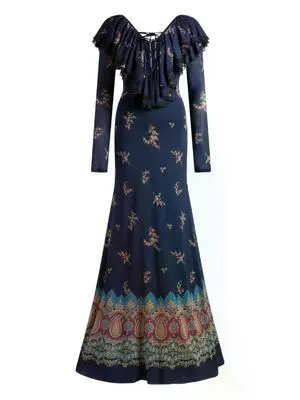 Etro Long Sleeve Evening Dresses