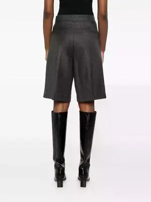 Eric Bompard Pleated Side-pockets Shorts