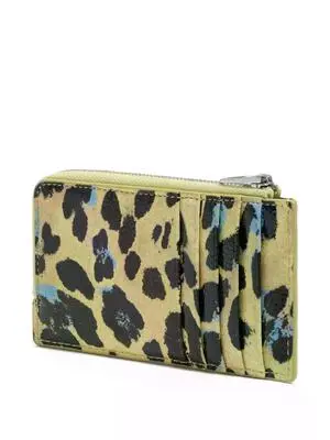 Bimba Y Lola Textured Leopard Print Purse - Yellow