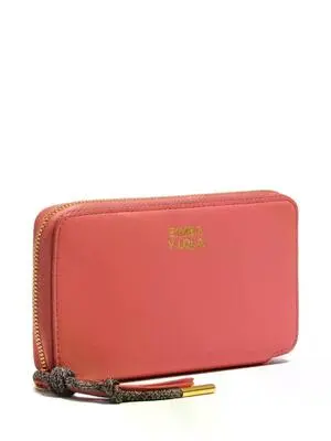 Bimba Y Lola Leather Zip Wallet - Pink