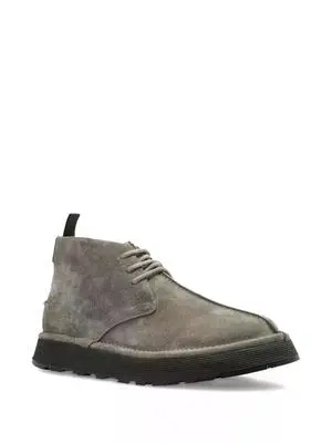 Giorgio Armani Chukka Lace-up Boots - Grey