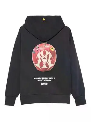 BARROW Graphic-print Hoodie - Black