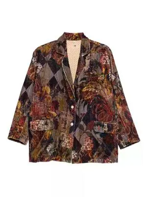 YAVI Floral-print Blazer