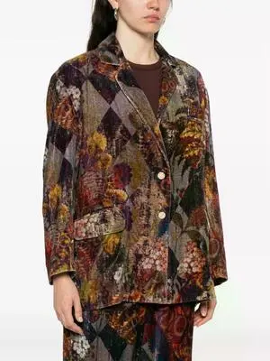 YAVI Floral-print Blazer