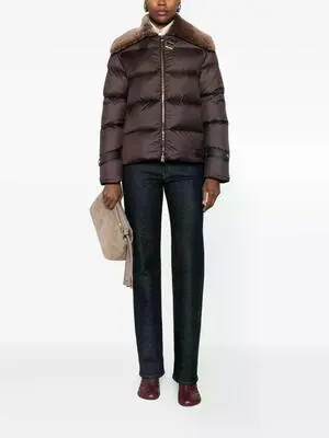 Fendi Shearling-collar Ski Jacket